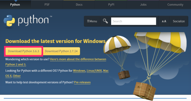 Pythonのインストール方法の選択肢 | Django 入門 | Tech-Joho.info